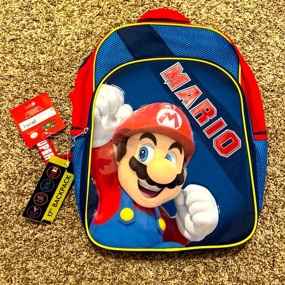Nintendo | Accessories | Nwt Mario Cart Backpack | Poshmark